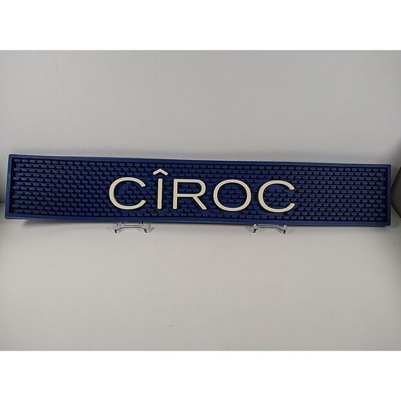 Ciroa | Dining | Ciroc Rubber Back Bar Drip Or Drain Mat Blue White ...